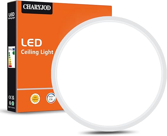 LED Ceiling Light Fixture Flush Mount, 9inch Modern LED Ceiling Light ...