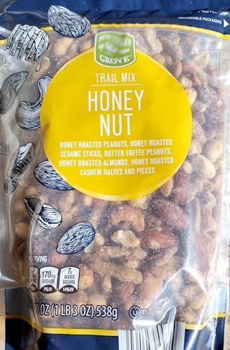 Amazon.com: Honey Nut Trail Mix: Peanuts, Roasted Sesame Sticks, Butter ...