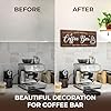 Amazon.com: Woodamore Coffee Bar Signs for Wall Decor - Vintage Coffee ...