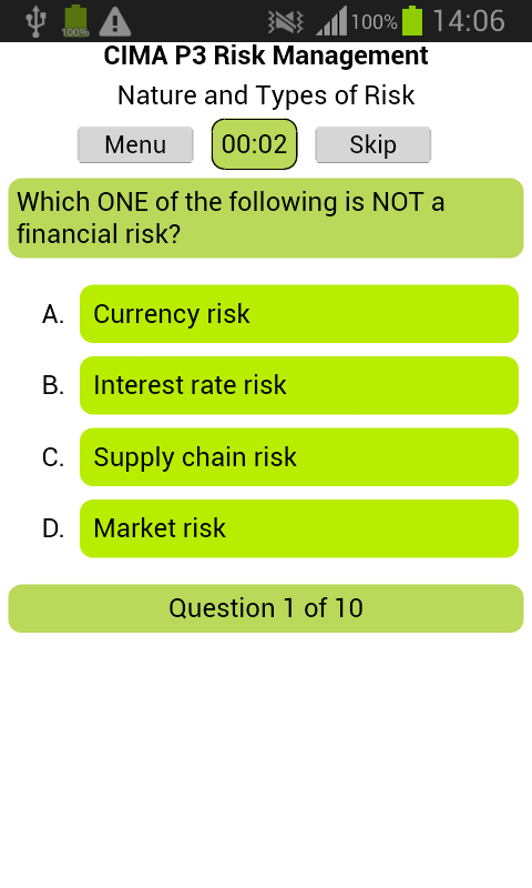 CIMA P3 Risk Management:Amazon.com:Appstore for Android