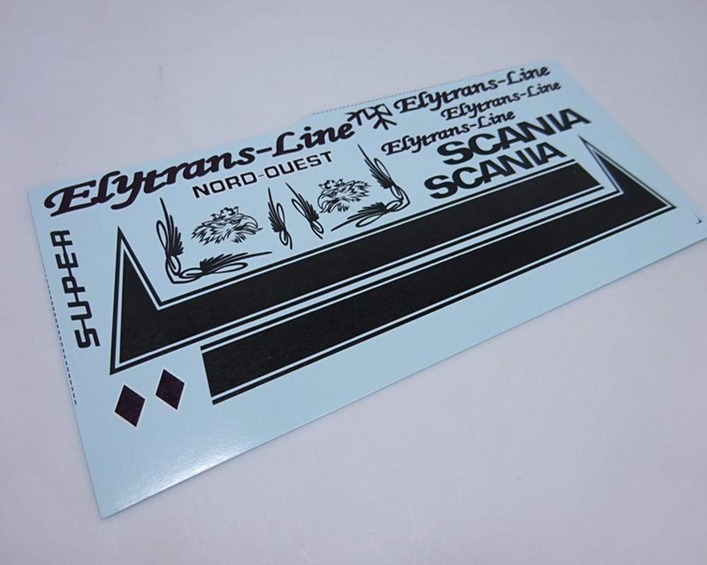 Part And Accessories New Black Scania Truck Type Logo Sticker ...