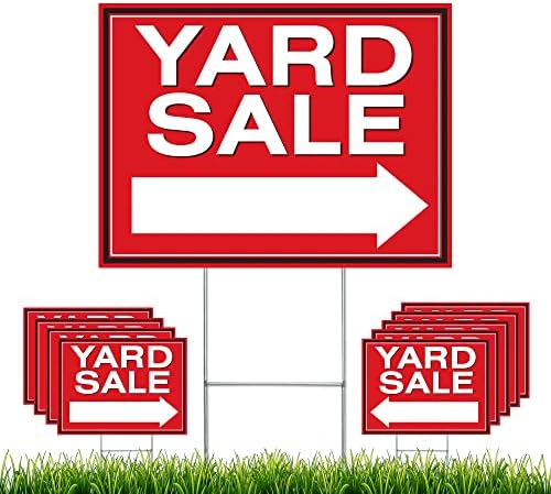 Amazon.com : NEXT LEVEL SIGNS | Moving Sale Yard Signs | Double Sided ...