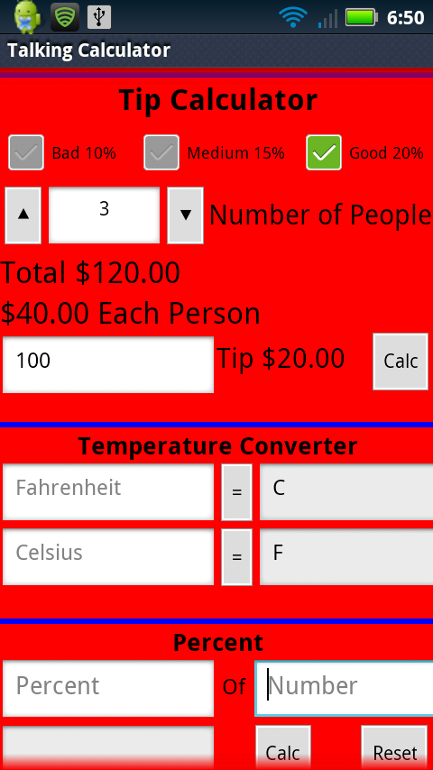 Aplicación Voice Controlled Calculator en Amazon Appstore