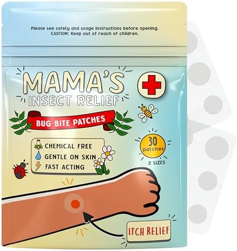 Amazon.com: MAMA'S Bug Bite Itch Relief Patch Kids, All Natural ...