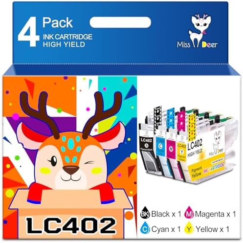 Amazon.com: Miss Deer Compatible LC402 Ink Cartridges Replacement for ...