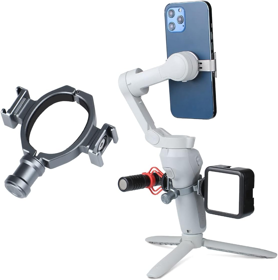 Amazon.com : ULANZI PT-3 Triple Cold Shoe Mounts Plate Microphone Led ...