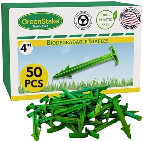 Amazon.com : Pack of 50 - GreenStake 4-Inch Biodegradable Garden Stakes ...