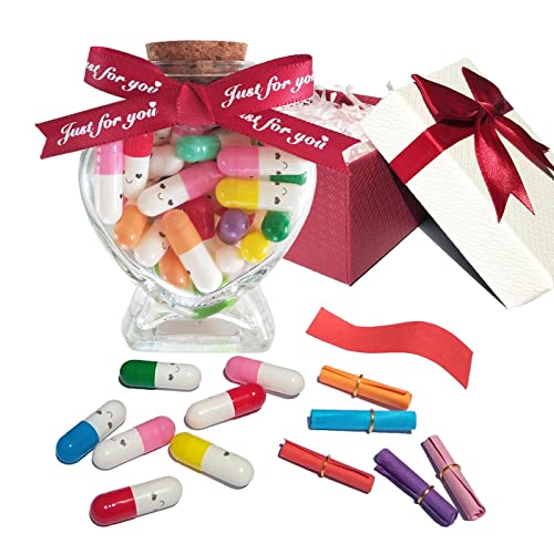 Best Love Message in Capsule (90pcs) Bottle Glass | StylesDaddy