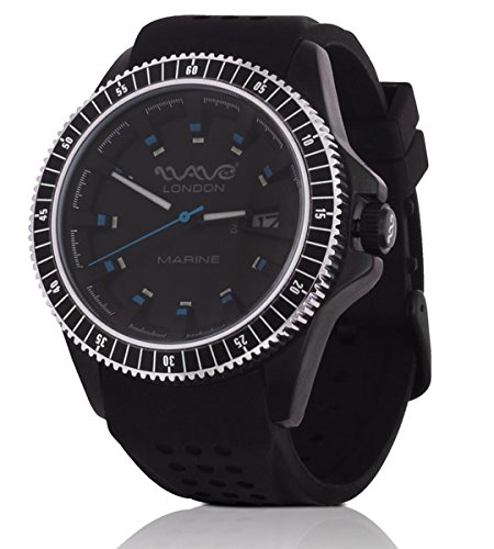 Buy WAVE LONDON Black Dial Analogue Watch for Unisex (MARINE-WL-MAR-BK ...