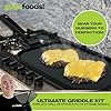 Amazon.com: Guga Foods Ultimate Griddle Kit Set- Transform Any Grill or ...