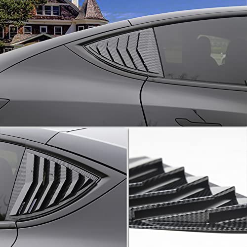 Snapklik.com : YHCDSEA Model Y Side Window Louver Cover Sport Style For ...