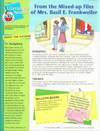 From the Mixed-up Files of Mrs. Basil E. Frankweiler Literature Notes ...