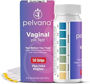 Vaginal pH Balance Test Strips for Women 50 Strips FSA/HSA Eligible ...