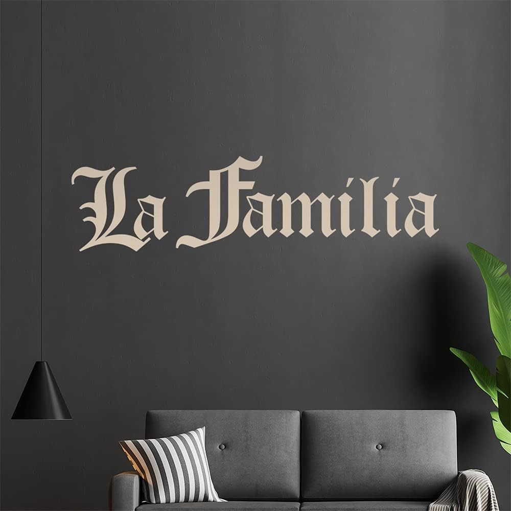 La Familia Wall Sticker in 6 Sizes for Living Room Bedroom Bathroom ...