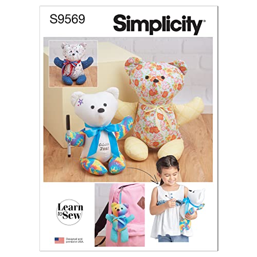 Snapklik.com : Simplicity Memory And Autograph Bear Plush Animal Sewing ...
