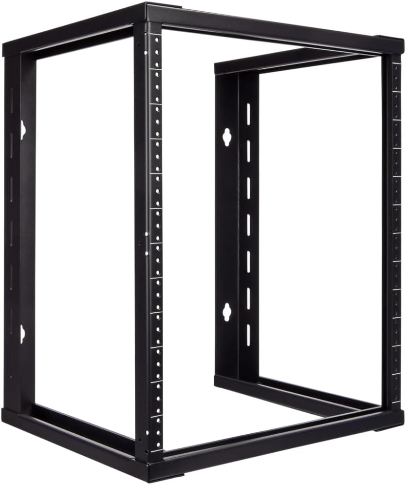 Amazon.com: NavePoint 12U Wall Mount Open Frame 19 Inch Server ...
