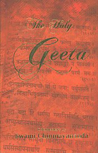 The Holy Geeta: Amazon.co.uk: Chinmayananda Swami: 9788175970748: Books