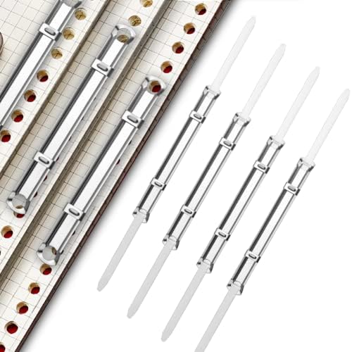 50 Packs File Strip Fasteners, 80mm Acco Paper Fastener Stainless Steel ...