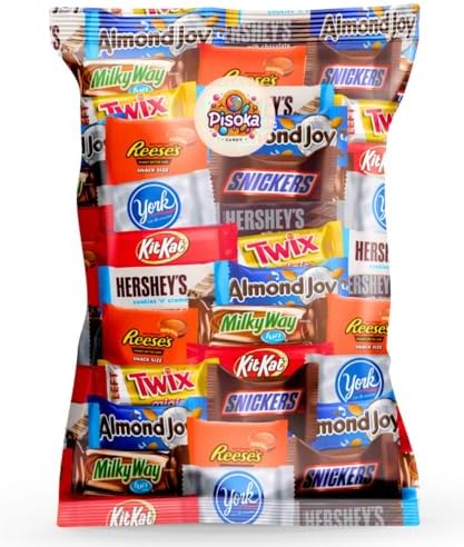 Amazon.com: Variety Pack of Fun Size Chocolate Candy - Individually ...