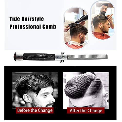 Snapklik.com : Foldable Pocket Comb, Stainless Steel Switchblade Comb ...