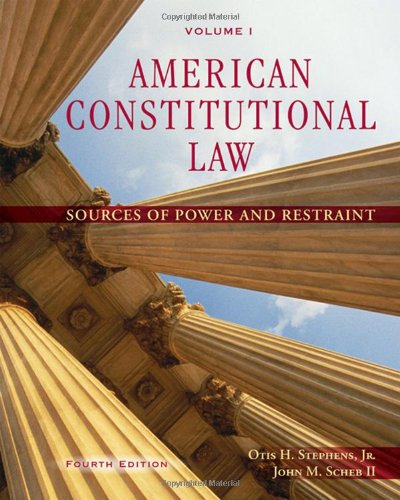 Amazon.com: American Constitutional Law, Volume I: Sources of Power and ...