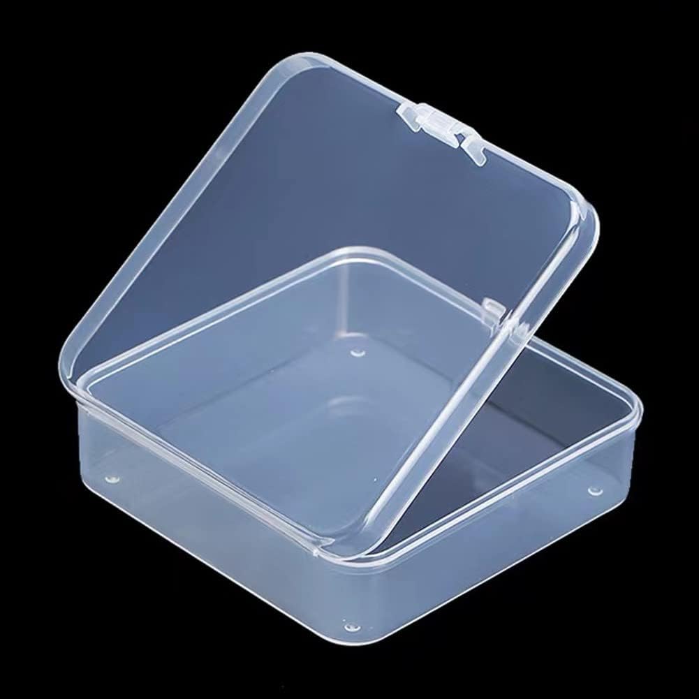 Amazon.com: DKAOVH 5 Pack Clear Plastic Beads Storage Containers Box ...