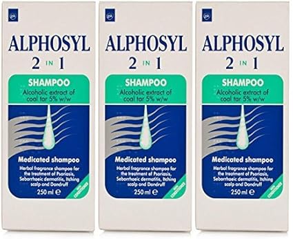 Alphosyl 2 In 1 Shampoo 250ml x 3 : Amazon.co.uk: Beauty