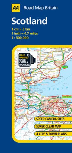 Scotland (AA Road Map Britain): AA Publishing: 9780749551155: Amazon ...