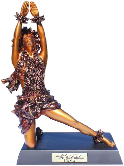Amazon.com: "Kilakila" Hawaiian Hula Dancer Statue - Kim Taylor Reece ...