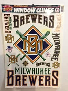 Amazon.com: Milwaukee Brewers Window Cling Decals : Sports & Outdoors