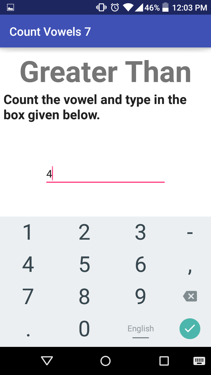 Count Vowels 7 - App on Amazon Appstore
