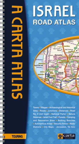 Israel Road Atlas: Amazon.co.uk: 9789652204042: Books