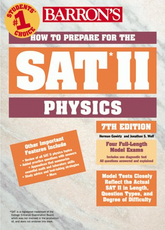 Amazon.com: Barron's How to Prepare for the Sat II: Physics ...