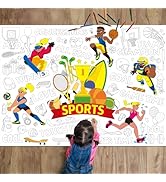 Amazon.com: Sports Games Coloring Poster for Kids International Sports ...