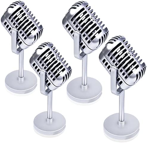 Amazon.com: Windspeed 2 Pack Retro Microphone Props Model, Antique ...