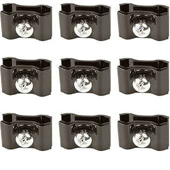 Amazon.com: 30 Pcs Black Wire Grid Panel Connector, Gridwall Panel ...