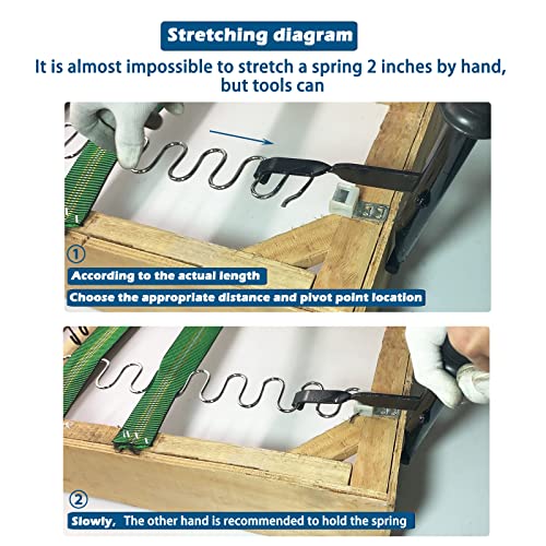 Kaupuar Upholstery DIY Tool Lever Spring Stretcher Upholstery Tools ...