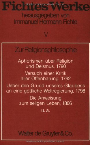 Amazon.com: Fichtes Werke (11-volume set): 9783110064865: Fichte ...