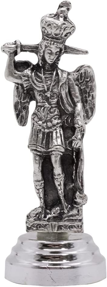 Amazon.com: VILLAGE GIFT IMPORTERS Saint Michael The Archangel Auto ...