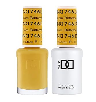 Amazon.com : DND Gel Polish Set - 1 each of Yellow Gel Polish and ...