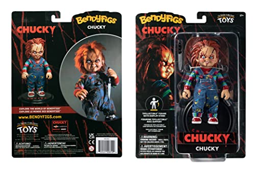 BendyFigs Noble Collection – Horror – Chucky Bendy Figure,Multicolor,6 ...