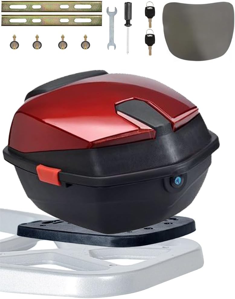 35L Waterproof Scooter Top Box with Backrest and Philippines | Ubuy