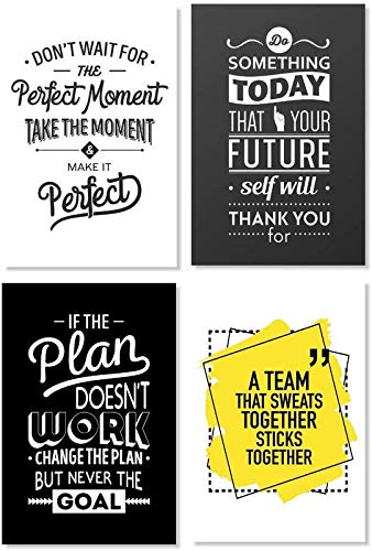 Poster Craft Motivational Posters (Vinyl, 12x18-inch) - Set of 4 ...