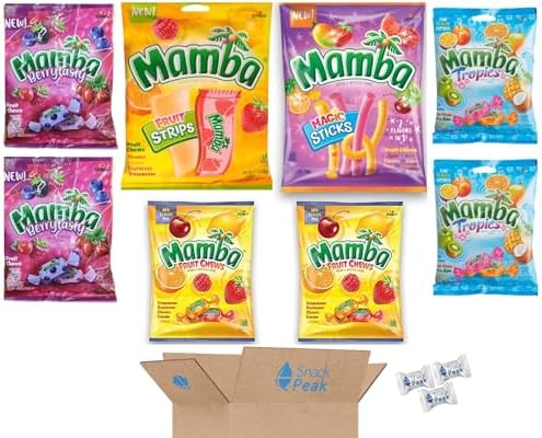 Amazon.com: Mamba Snack Peak Variety Gift Box – Fruit Strips, Magic ...