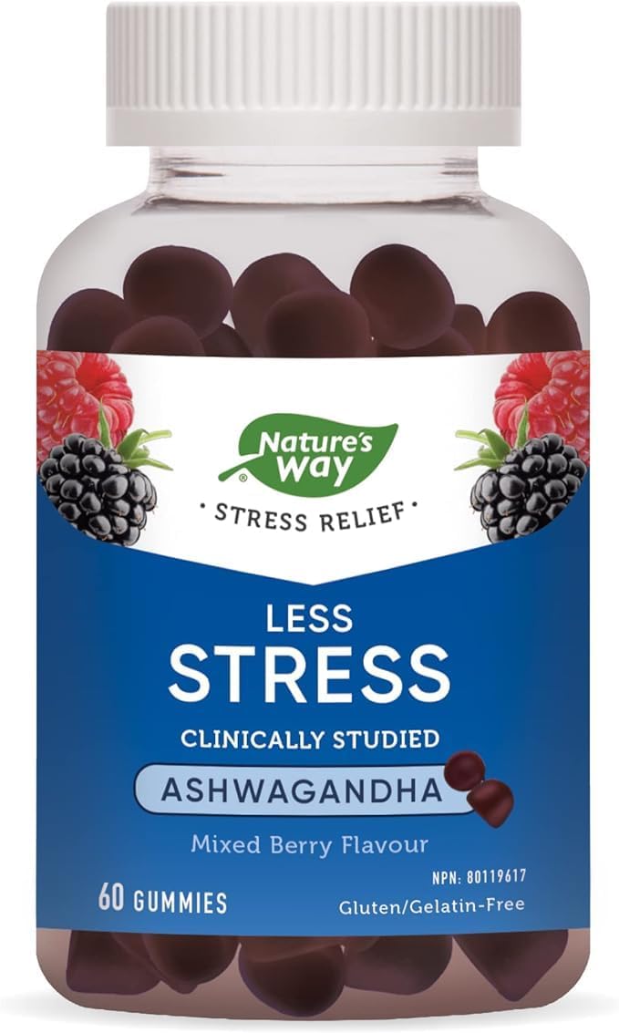 Nature's Way Less Stress Gummies – Clinically Studied Ashwagandha ...