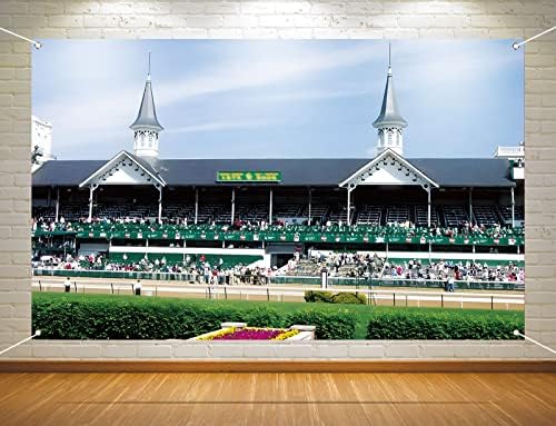 Amazon.com : Kentucky Derby Photo Booth Backdrop Churchill Downs Run ...