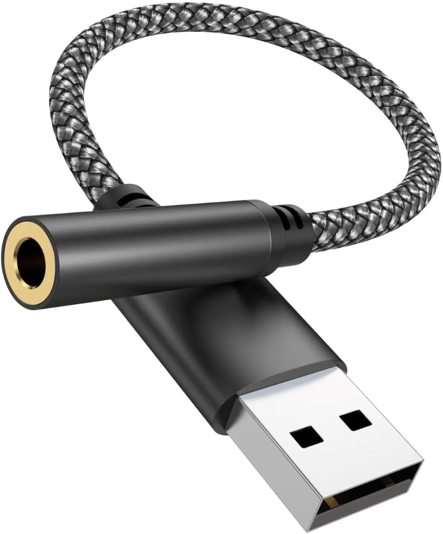 Amazon.com: Upgraded USB to Aux Adapter, Aux to Usba Cable External ...