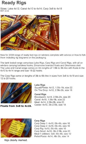 13 PACK SELECTION OF ALL ITEMS OF POLE RIGS – BigaMart