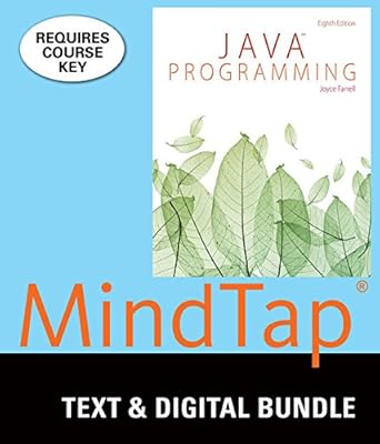 Java Programming + PAC LMS Integrated Mindtap Programming : Farrell ...