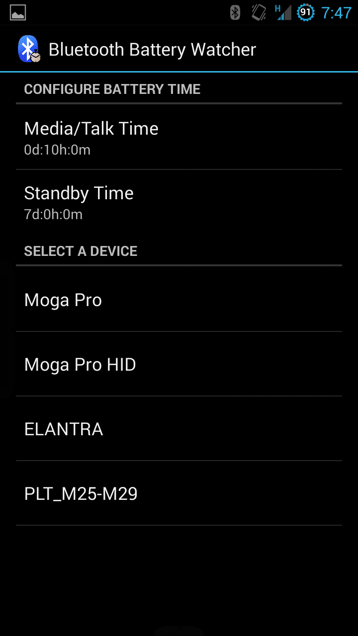 Bluetooth Battery Watcher - App on Amazon Appstore